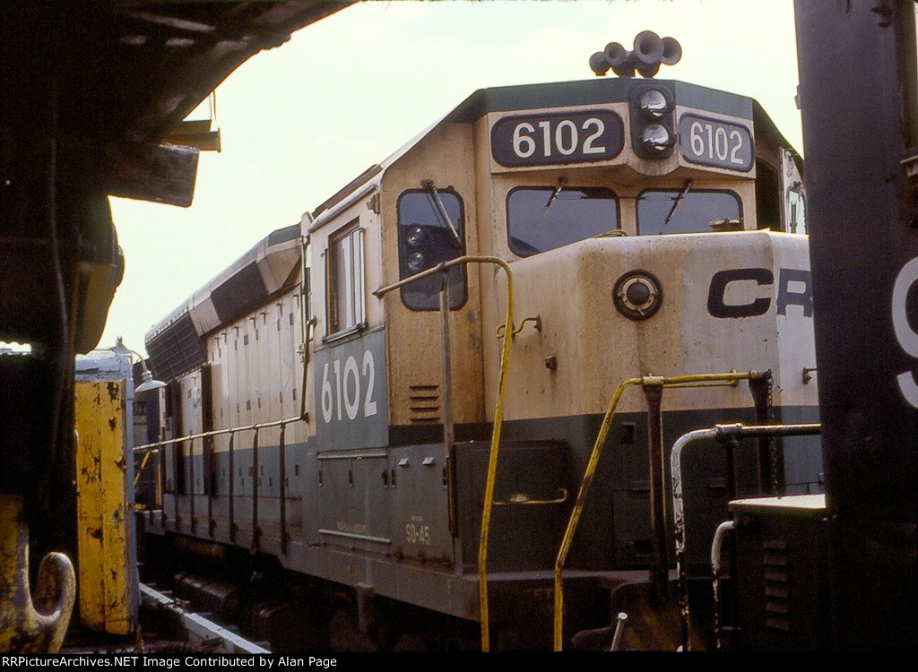 CR SD45 6102 (ex-RDG 7602)